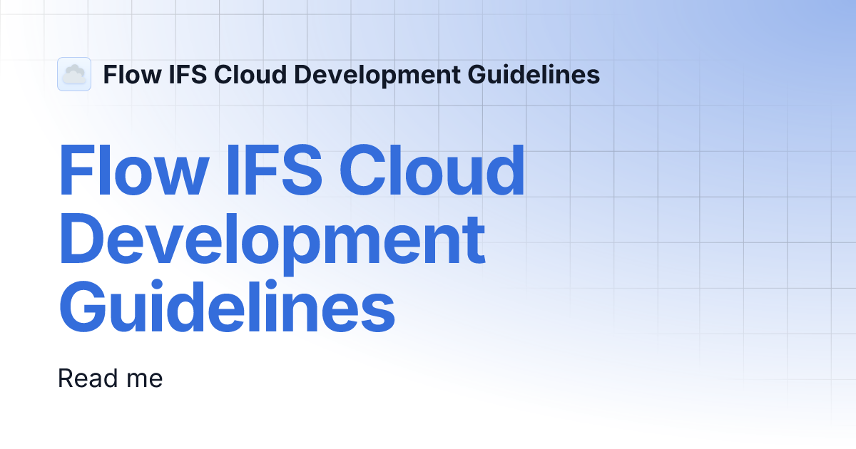 Flow Ifs Cloud Development Guidelines Flow Ifs Cloud Development